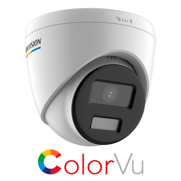 Hikvision DS-2CD1347G0-LUF / 4 MP ColorVu Fixed Turret Network Camera
