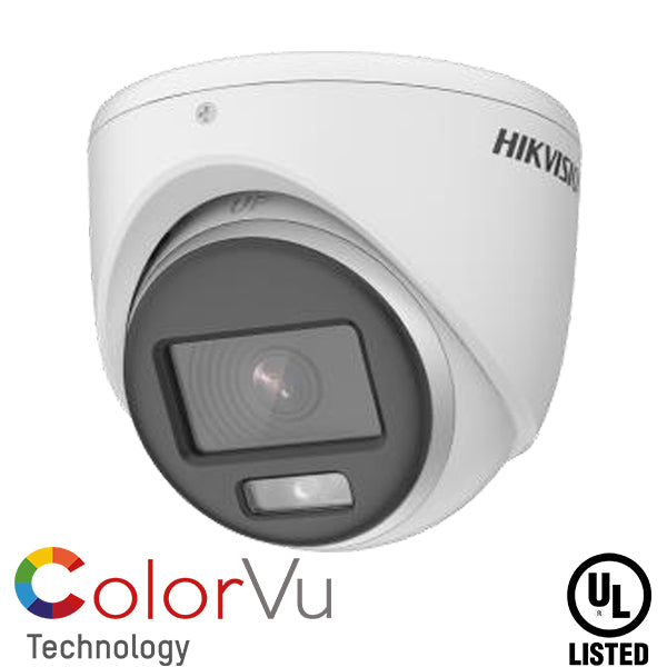 Hikvision DS-2CE70DF0T-MF(2.8mm) / 2MP ColorVu Fixed Turret Camera ...